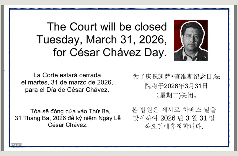 California Courts Scrub Cesar Chavez's Name From Upcoming Holiday | Law.com