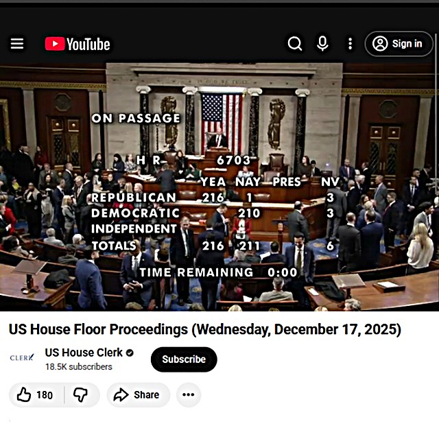 House passes health benefits package with a 216 to 211 vote