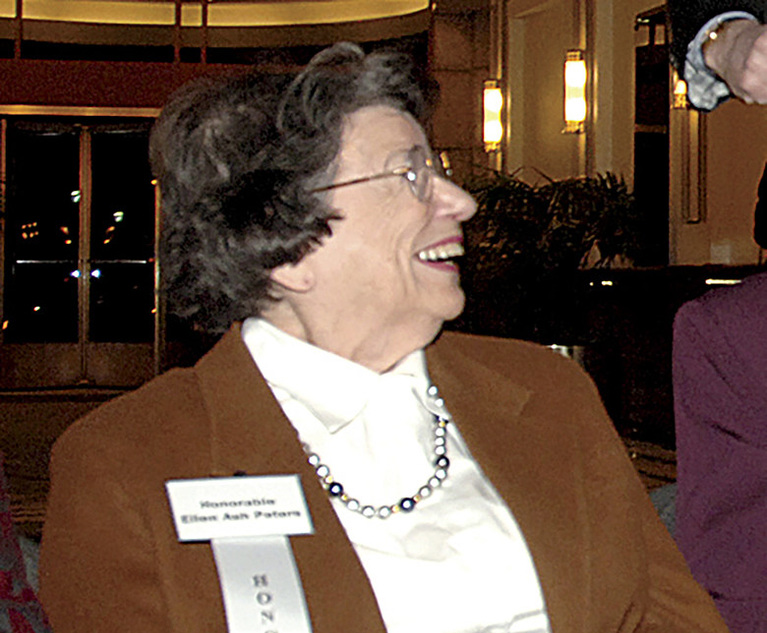Personal Remembrance of an Icon: Connecticut's Ellen Ash Peters