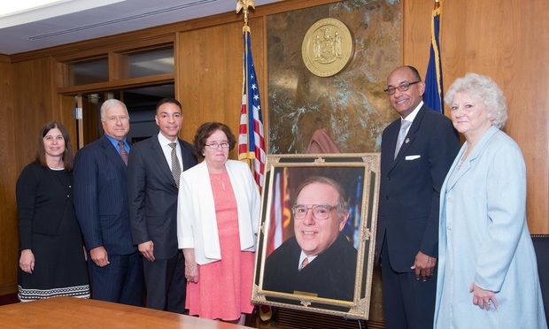 Nassau County Bar Dedicates Peck Portrait