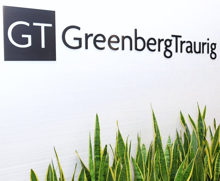 Greenberg Traurig Hires 2 GCs to Boost Corporate, PE and Compliance ...