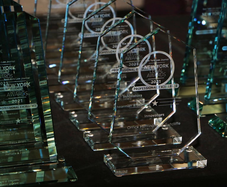 Deadline Extended: New York Legal Awards 2026 | Law.com