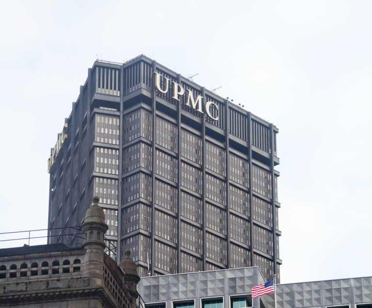 UPMC 'Provision' Could Ward Off Effects of Looming Med Mal Venue Rule ...